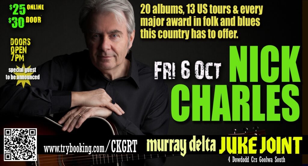 Goolwa South Australia – Murray Delta Juke Joint - Nick Charles - Guitarist