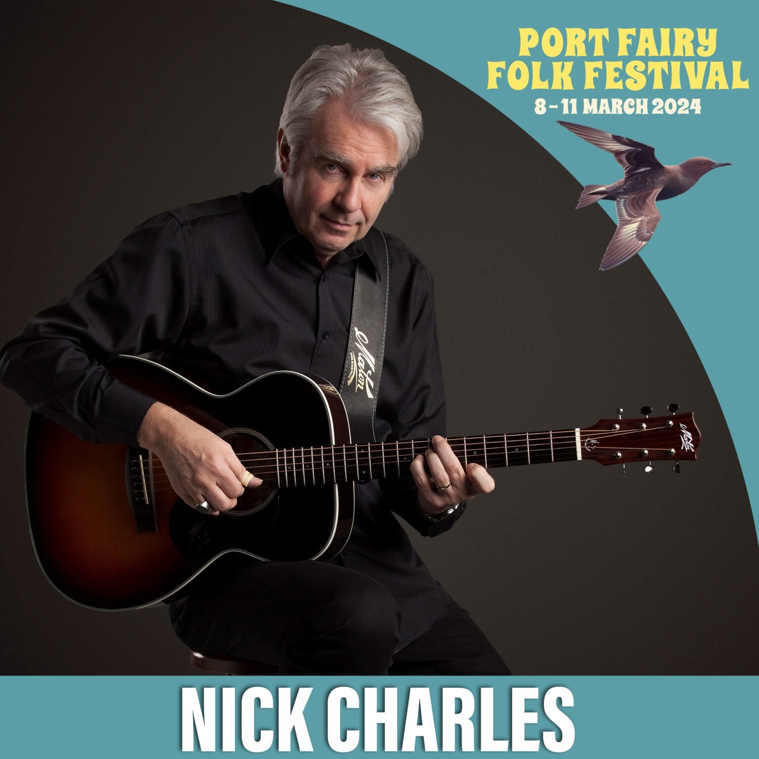 Nick Charles at The Port Fairy Folk Festival - Nick Charles - Guitarist